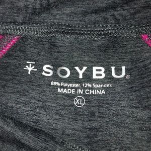 Soybu | Tops | Soybu Pink And Gray Full Zipper Jacket | Poshmark